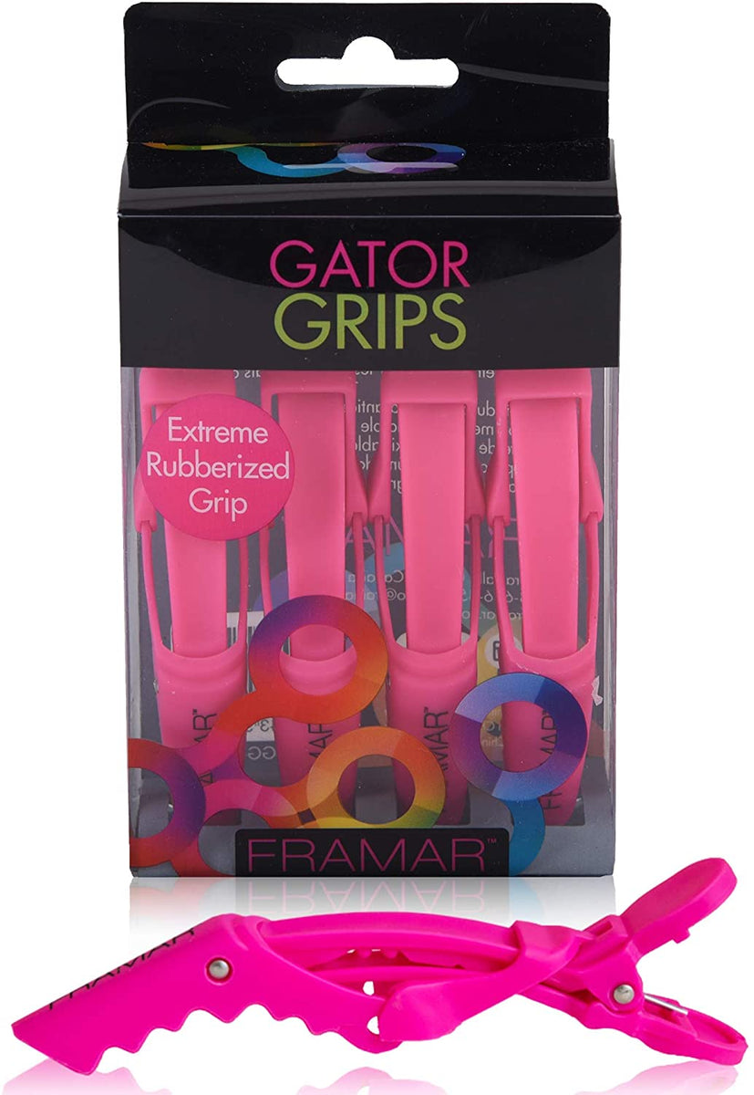 Framar Rubberized Gator Clips 4 pk – Hair by Cristina